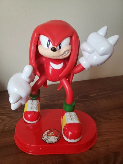 RARE SONIC THE Hedgehog 9" Adventure Talking Knuckles figure w Stand £ ...