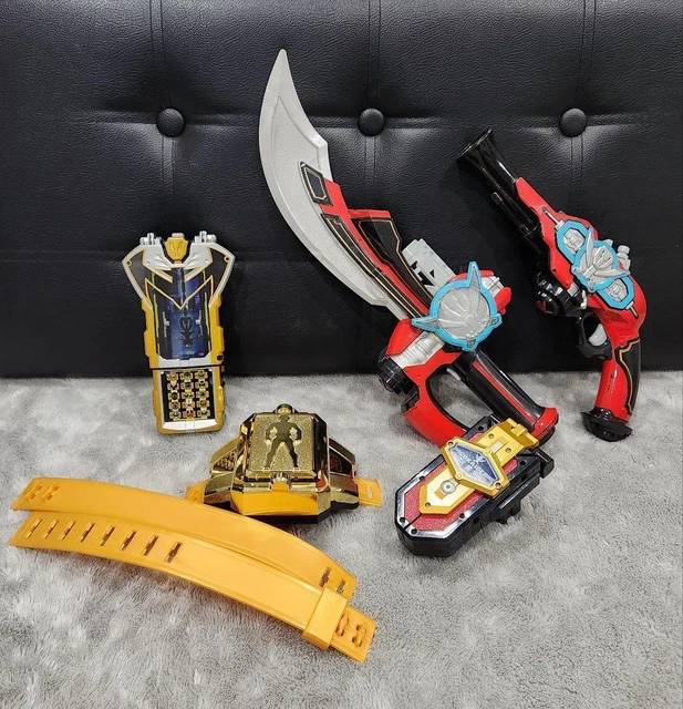POWER RANGERS SUPER Megaforce Gokaiger DX Morpher Weapon 5p set BANDAI ...