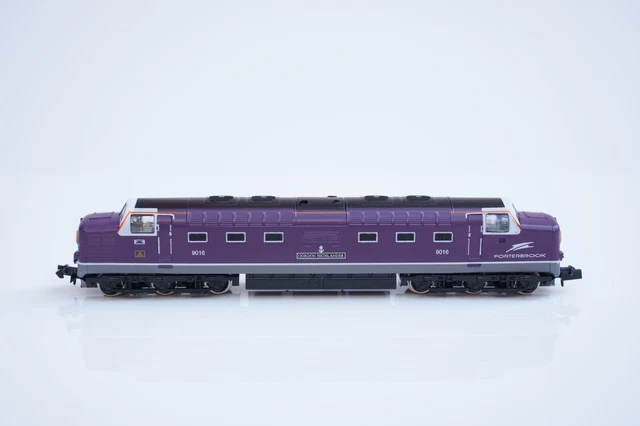 GRAHAM FARISH LE841A Class 55 Diesel Porterbrook Livery Red Label Ltd ...