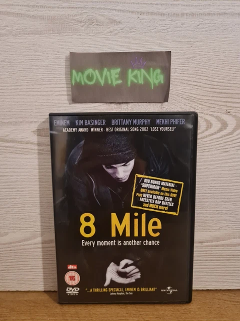 8 MILE (DVD, 2002) Eminem Brittany Murphy Rap Movie [Region 2] [UK ...