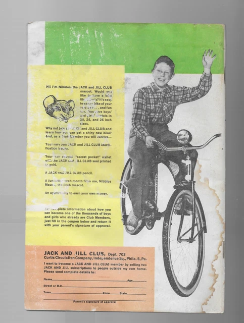 JACK AND JILL Magazine March 1963 Bobby Buntrock Hazel TV Show Cover ...