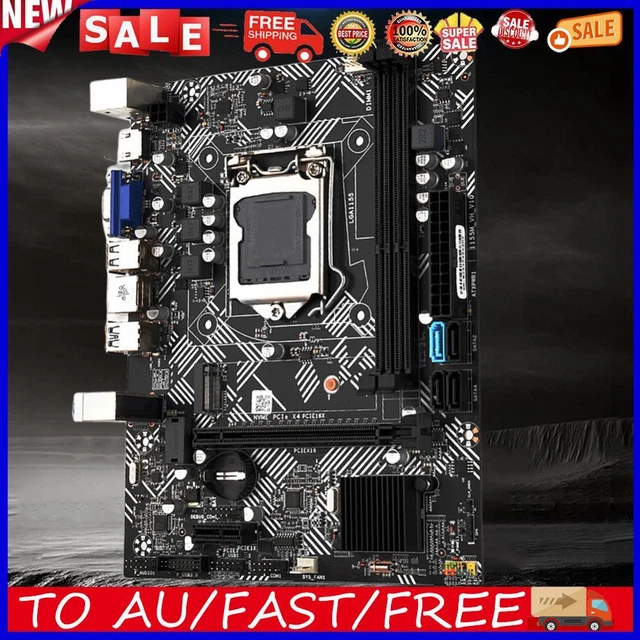 LGA-1155CPU MAINBOARD PCI Express 16X B75M-VH Desktop Motherboard USB3 ...