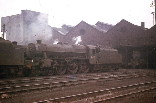 ORIGINAL COLOUR SLIDE of 45435 LMR Black 5 steam loco £4.99 - PicClick UK