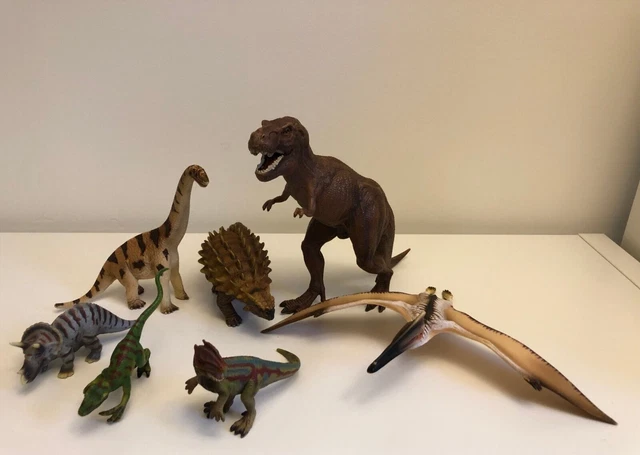 SCHLEICH DINOSAURS PREHISTORIC Animals Lot - T-Rex, Velociraptor ...
