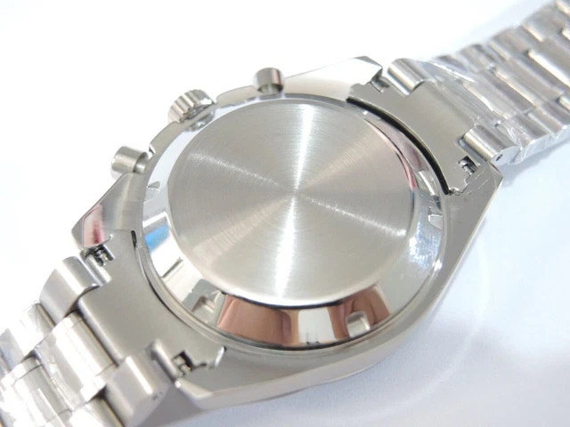 NEW SEIKO SPEEDMASTER Homage Moon Watch Chronograph Cal.vk63A Quartz ...