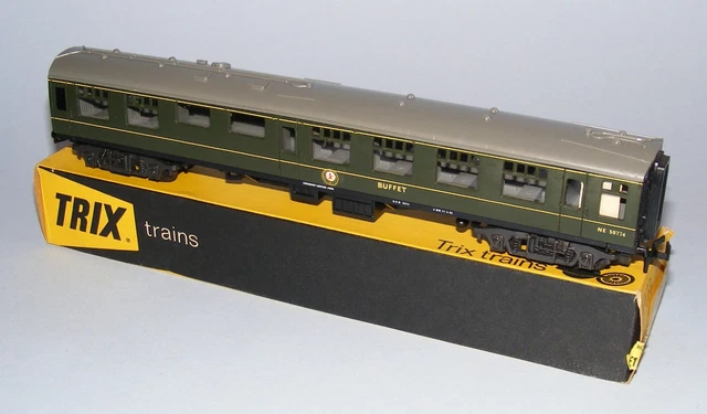TRIX TWIN TTR #1973 Br Green Trans-Pennine Dmu Buffet Car Near Mint ...