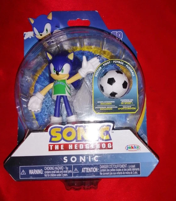 SONIC THE HEDGEHOG Football Sonic Figure Sega Go Jakks Pacfic £12.00 ...