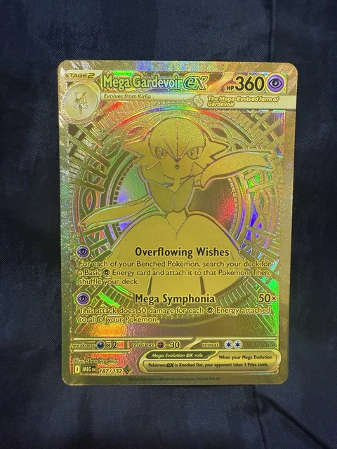 POKEMON TCG: MEGA Evolution - Mega Gardevoir EX 187/132 Mega Hyper Rare ...