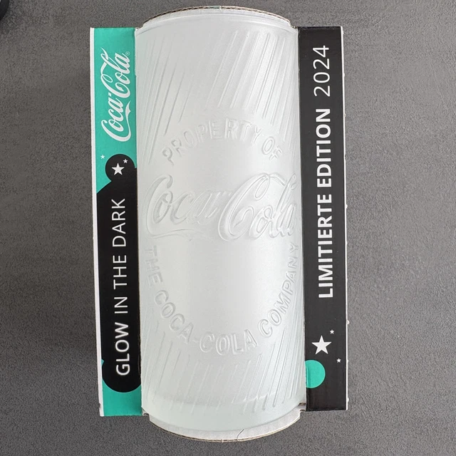 MCDONALDS COCA COLA Glow In The Dark Limited Edition Glas Neu OVP 2024 ...