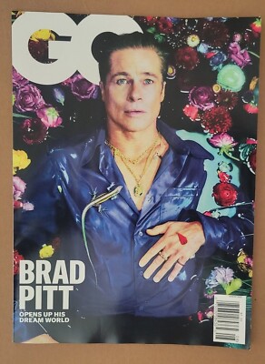 GQ MAGAZINE AUGUST 2022 BRAD PITT Cover 'Opens Up His Dream World' NEW ...