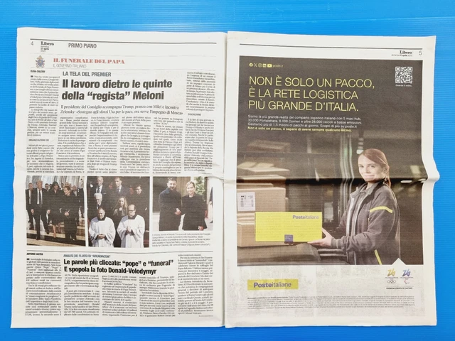 LEISURE 27 APRIL 2025 Funerals Pope Francis Bergoglio Trump Zelensky 4 ...