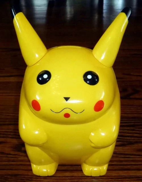 VINTAGE POKEMON LARGE 11" Pikachu Plastic Coin Piggy Bank $24.99 ...
