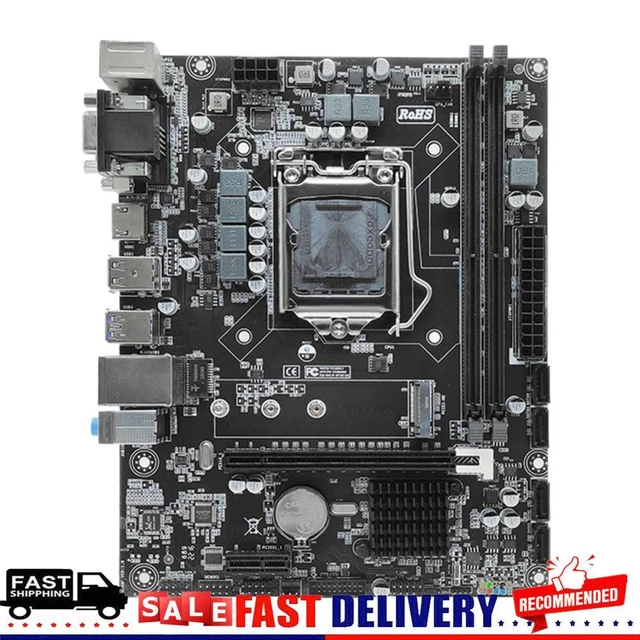 H310 PC MAINBOARD 100M Network LGA1151 Micro-ATX DDR4 Motherboard SATA ...