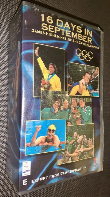 SYDNEY 2000 OLYMPICS Double VHS x2 : 16 Days in September NEW SEALED ...