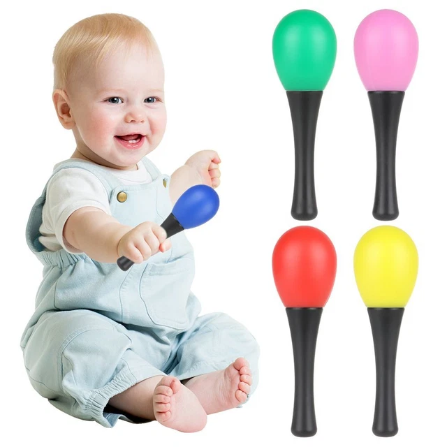 PLASTIC MUSIC LEARNING Musical Instrument Maraca Shaker Sand Hammer ...