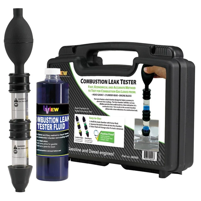 UVIEW ENGINE COMBUSTION Leak Tester Kit (Gas/Natural Gas/Diesel ...