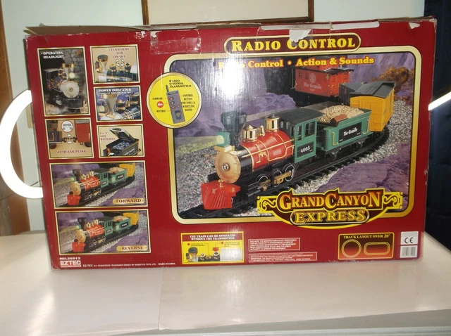 GRAND CANYON EXPRESS TRAIN SET. NO. 36912 RADIO CONTROL w/ TRANSMITTER ...