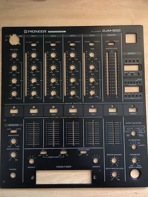 PIONEER DJM 500 DJ Mixer, Black Faceplate, Good Condition £8.50 ...