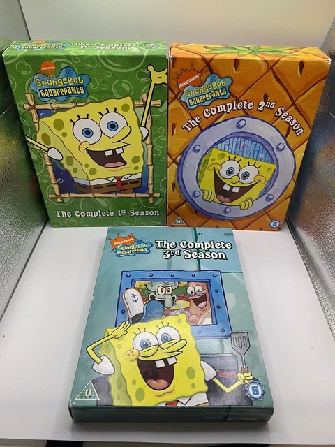 SPONGEBOB SQUAREPANTS - Complete Seasons 1-3 - Dvd Boxset Bundle EUR 71 ...