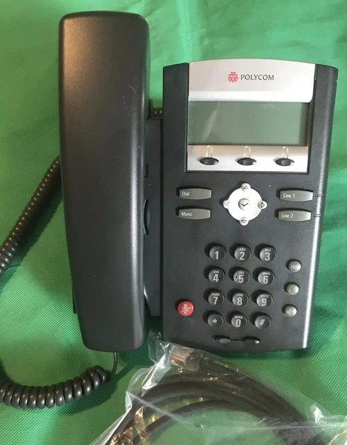 POLYCOM SOUNDPOINT IP 331 SIP VoIP PoE Desktop Business Office Phone ...