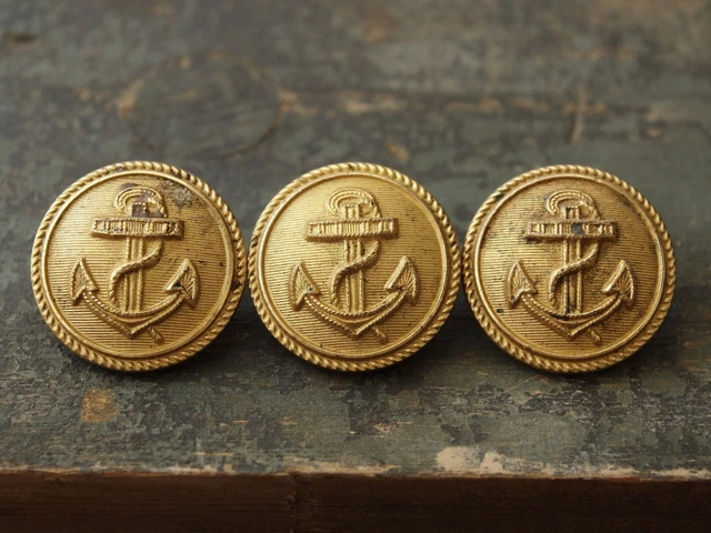 ORIGINAL WW2 RELIC German army Navy Uniform Buttons # Kriegsmarine ...
