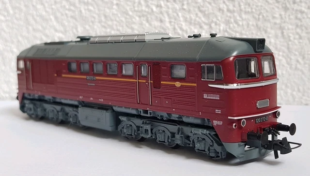 ROCO 62935 H0 DC DR Diesellok 120 272-0 Rbd+Bw Dresden Ep IV Selten NEU ...