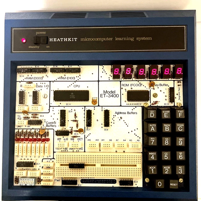 VINTAGE HEATHKIT MODEL ET-3400 Microcomputer Learning System Series No ...