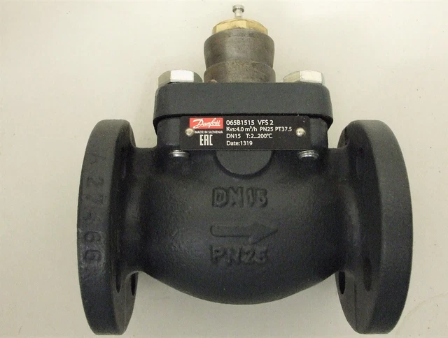 DANFOSS RANDALL 065B1515 Flanged Two Way Seated Steam Control Valve ...