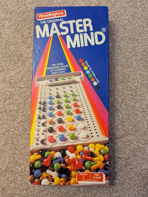 MASTERMIND ORIGINAL GAME By Waddingtons 1984 Fully Complete Excellent ...