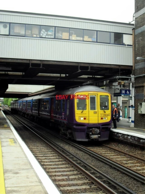 PHOTO FIRST Capital Connect-Liveried Class 319 Emu 319383 (2) Waits At ...