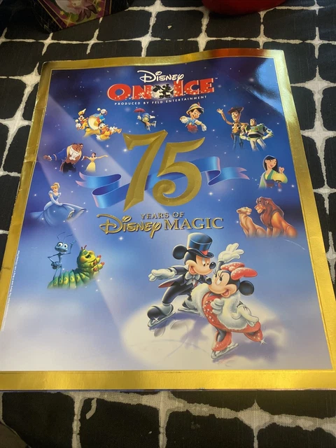 DISNEY ON ICE 75 Years Of Disney Magic 1999 Tour Book £9.16 - PicClick UK