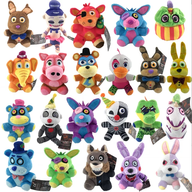 FNAF FIVE NIGHTS at Freddy's Sanshee Plushie Toy 7" Plush Bear/Foxy ...