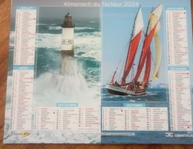 CALENDRIER LA POSTE 2024, Almanach du facteur EUR 7,90 - PicClick FR