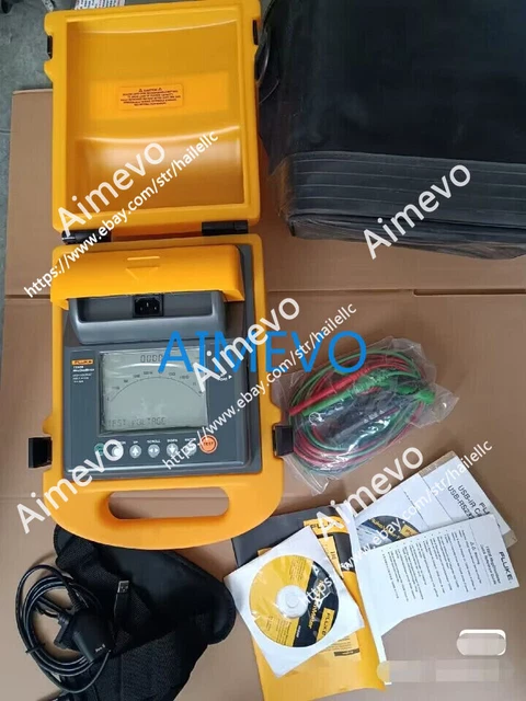 FLUKE 1550B DIGITAL Megohmmeter High Voltage Insulation Tester Megger ...