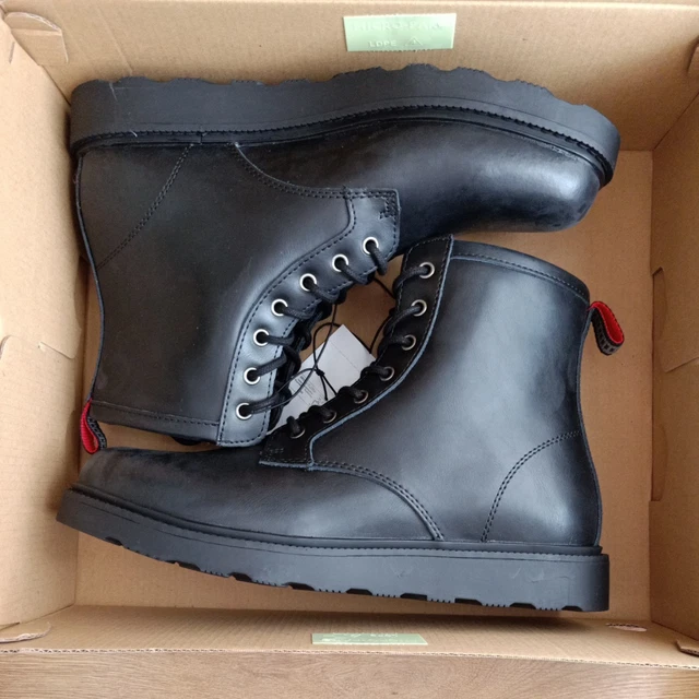 EDDIE BAUER MEN'S Lancaster Boots in Black Size UK 8 £20.43 - PicClick UK