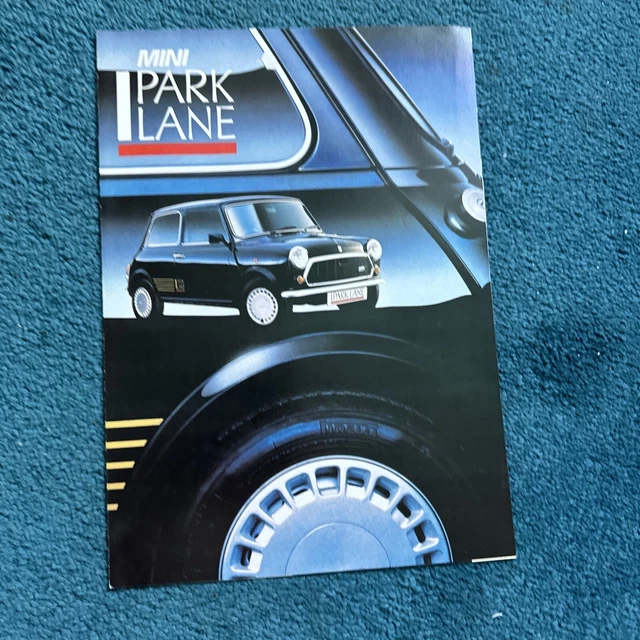 AUSTIN MINI PARK Lane Limited Edition 1987 UK Market Sales Brochure ...