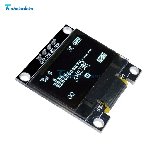 0.96& I2C IIC Serial 128X64 OLED LCD White LED Display Module For Arduino £1.90 - PicClick UK