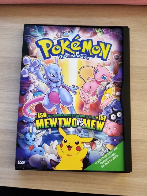 POKEMON THE FIRST Movie: Mewtwo Strikes Back (DVD, 2000) $40.00 ...