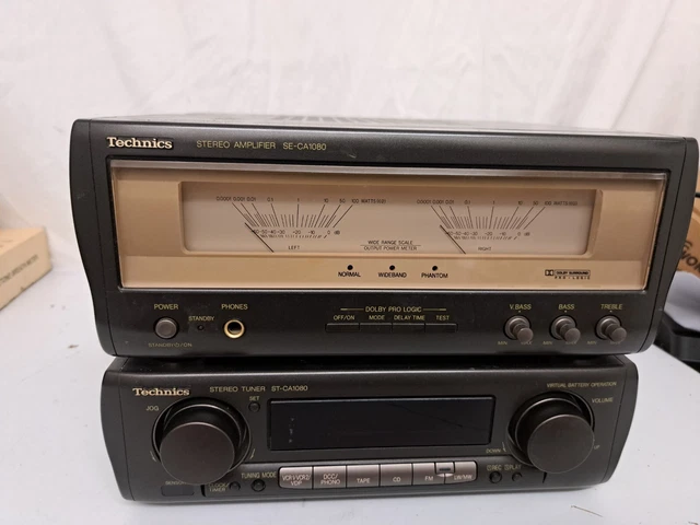 Technics Se Ca1080 Power Amplifier And St Ca1080 Pre Amp Tuner Spares