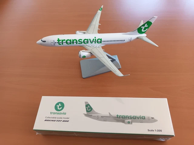 MAQUETTE TRANSAVIA 737-800 F-HTVF 1:200 EUR 19,00 - PicClick FR