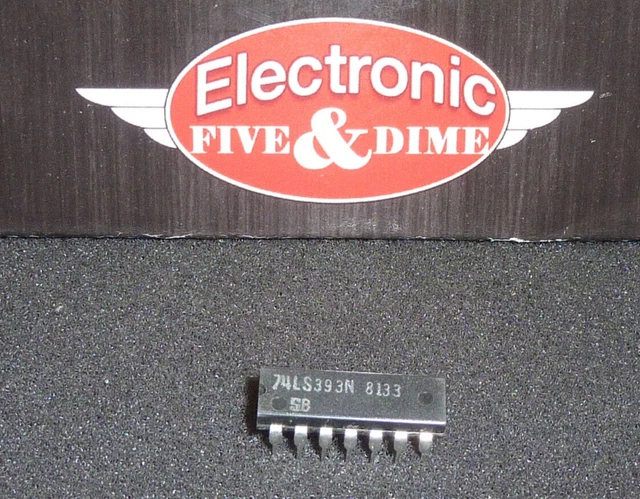 74LS393N SIGNETICS BINARY Counter Negative Edge Triggered Up Direction ...