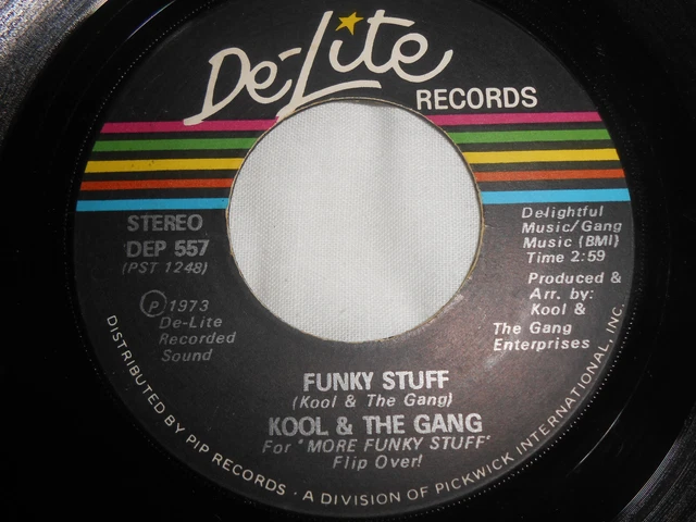 KOOL & THE GANG ~ "FUNKY STUFF"~*Orig. 1973 ~ FUNK ~ SOUL ~ 7' 45 tr ...