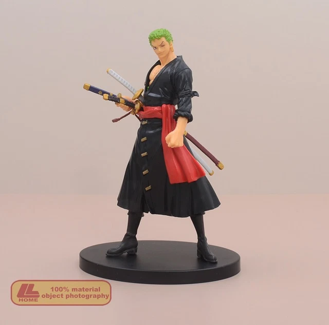 ANIME ONE PIECE GRANDLINE WANO COUNTRY Roronoa Zoro PVC Figure Statue ...