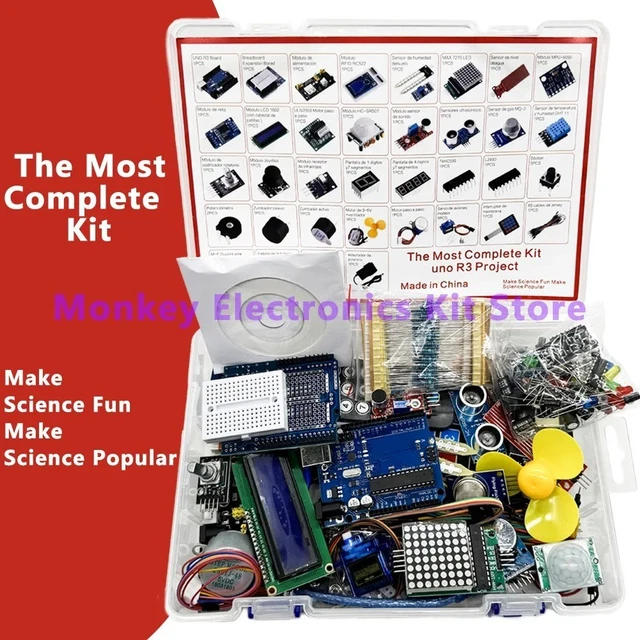 ULTIMATE ARDUINO UNO R3 Starter Kit Most Complete Project DIY Lab for Beginners £55.99 - PicClick UK