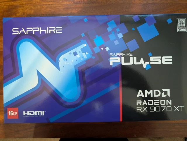 SAPPHIRE PULSE AMD Radeon RX 9070 XT 16GB GDDR6 Graphics Card £649.32 ...