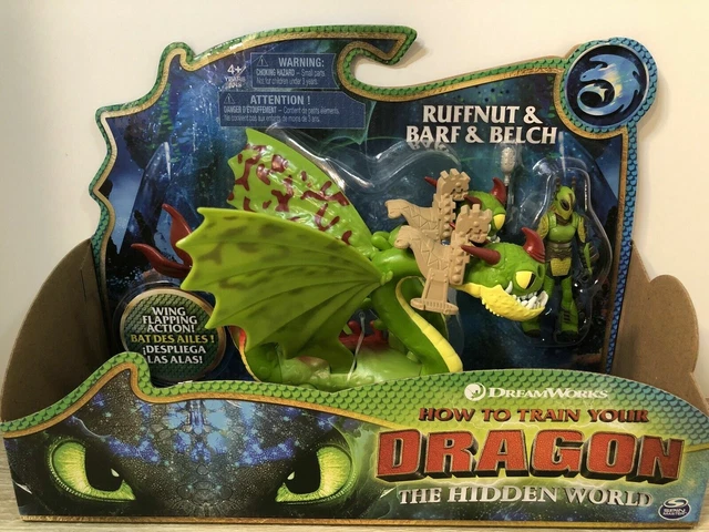 HOW TO TRAIN Your Dragon Hidden World RUFFNUT & BARF And BELCH Figure ...