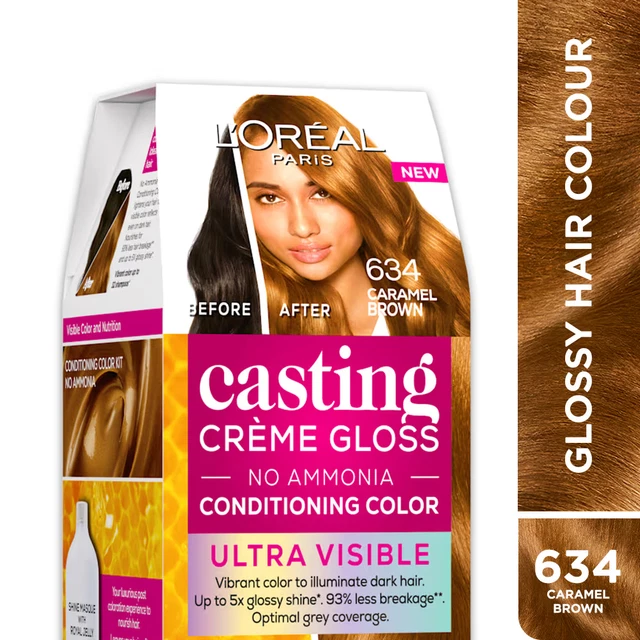 L'OREAL PARIS CASTING Creme Gloss Ultra Hair Color 100gm+60ml Free ...