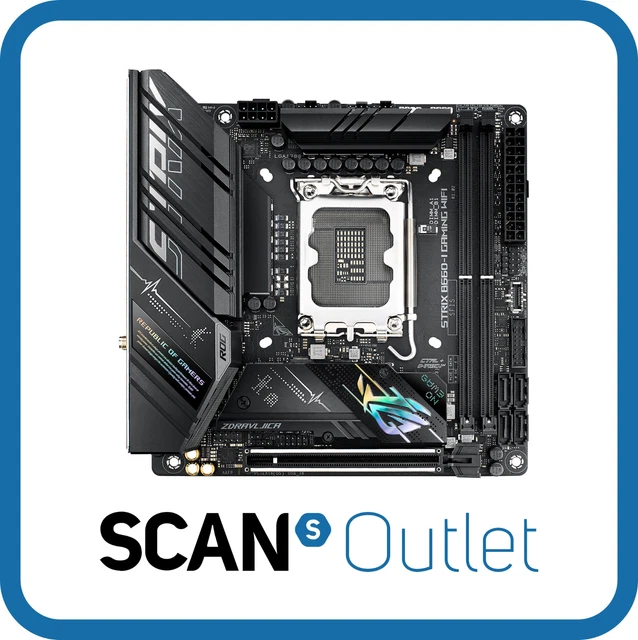 ASUS ROG STRIX B660-I GAMING WIFI, Intel B660, S 1700, DDR5, PCIe 5.0, SATA3, 2x £165.00 ...