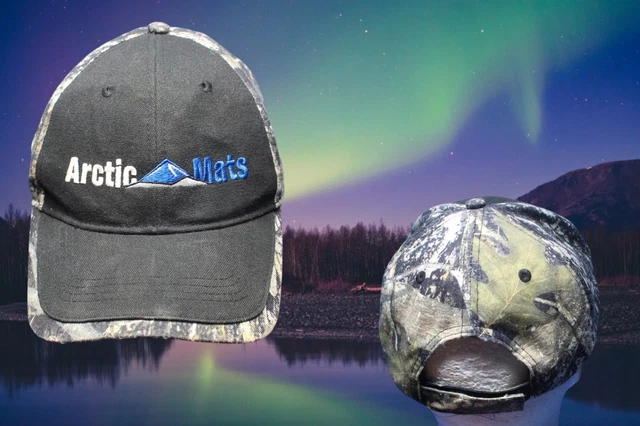 ARCTIC MATS ALASKA North slope Alaska haul road oil field Hat Cap £9.06 ...