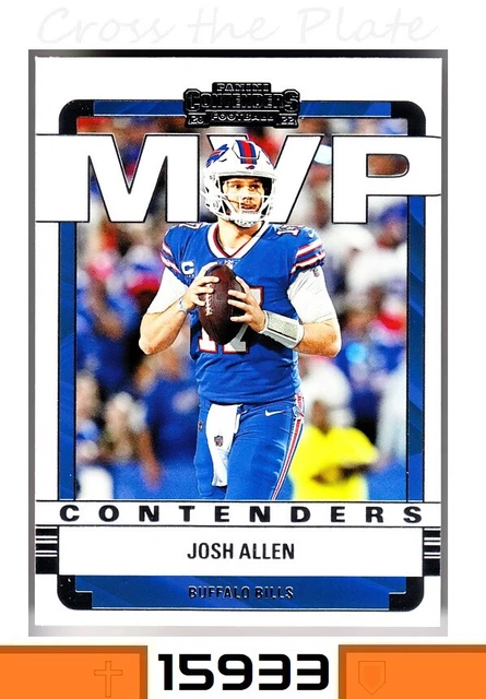 1-2022 CARTE PANINI Contders Mvp Contenders Josh Allen Buffalo Bills #Mvp-Jal ! EUR 4,31 ...